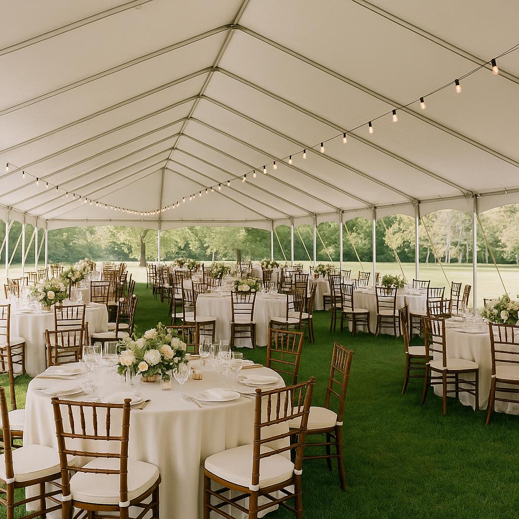 Best 40 x 100 White Frame Tent Rental New York, NY