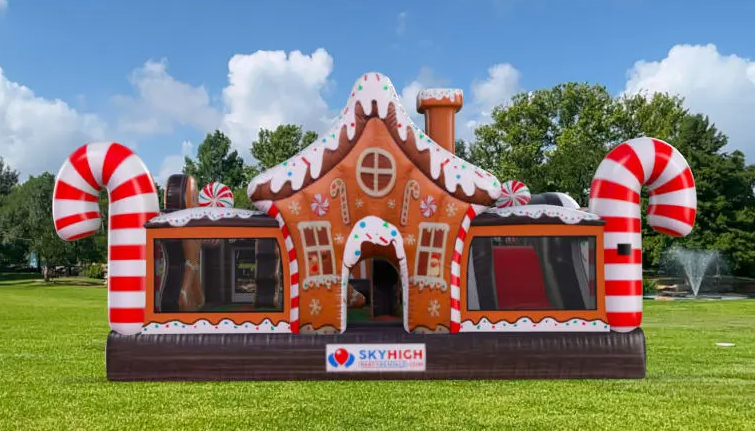 Best Gingerbread Wonder Bounce House Rental Austin, TX