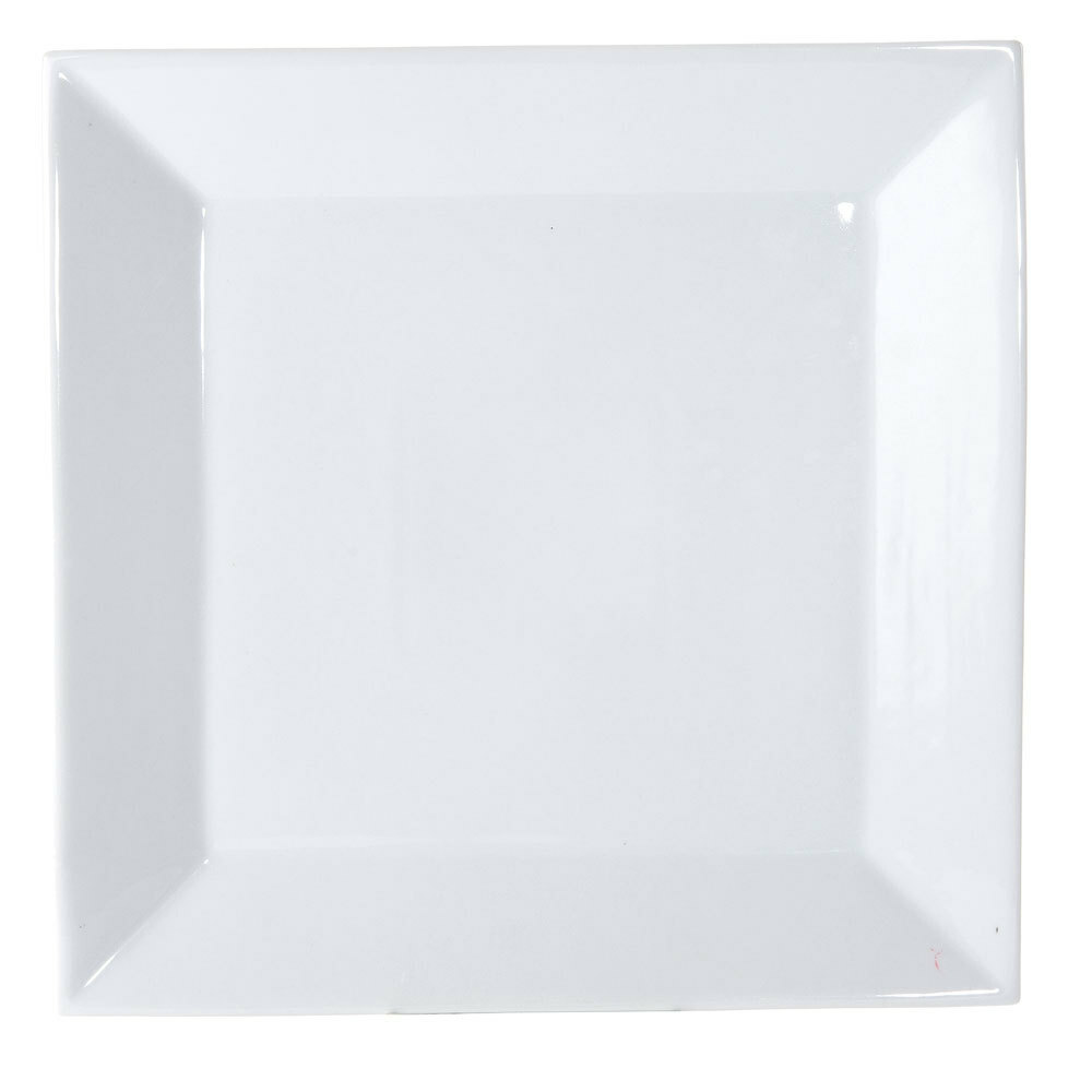 Best White Square 10” Dinner Plates – Set of 10 Rental New York, NY
